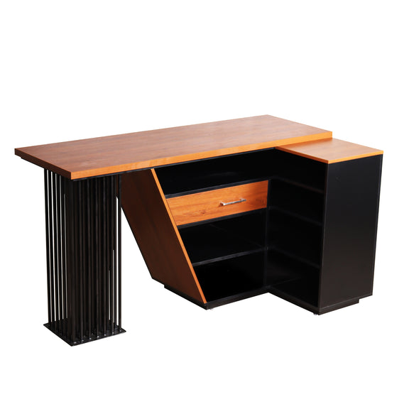 Metal Frame Reception Desk – livinart.pk